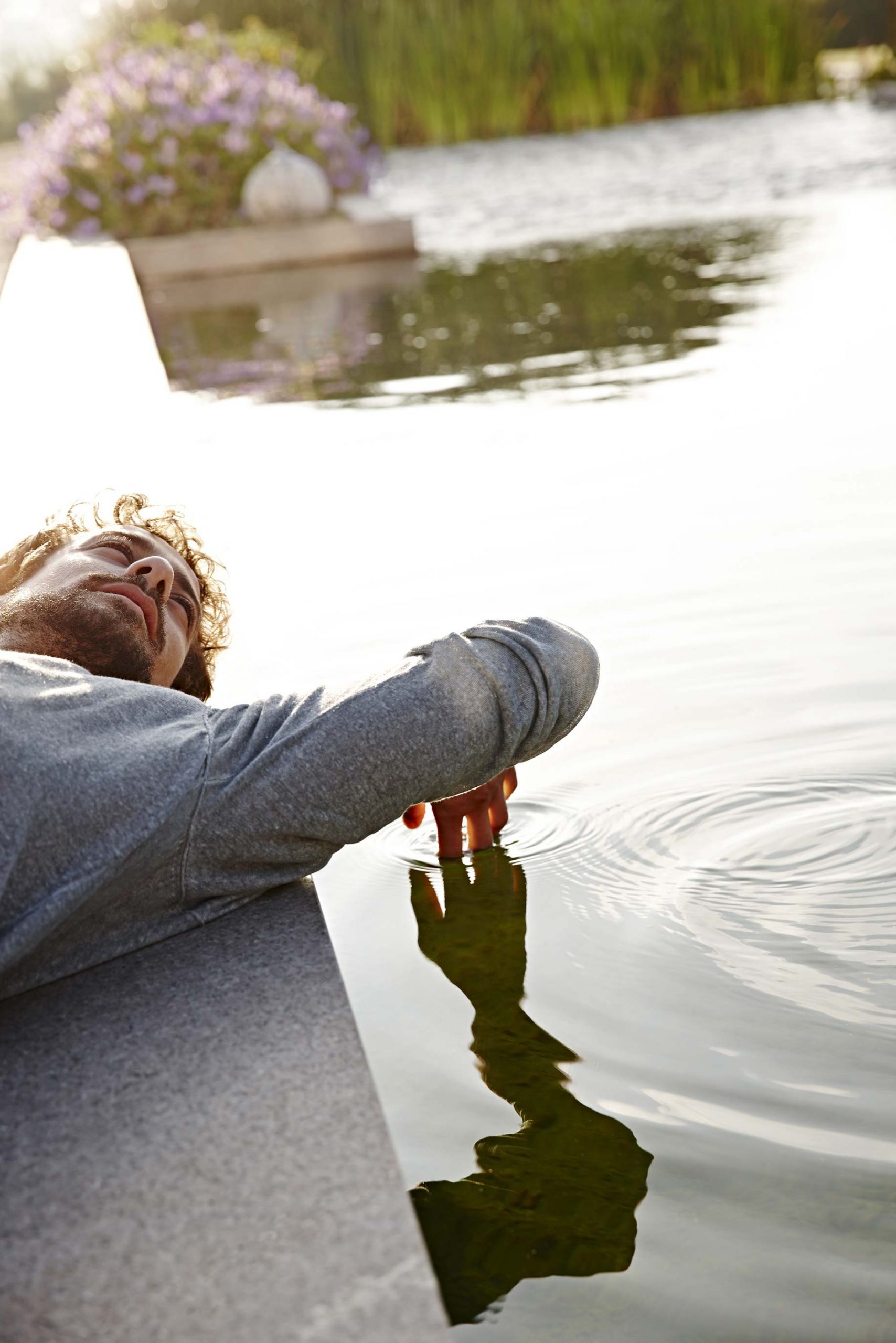 Đài phun nước Composite VianpotLoa (Granite grey) - Chậu cây, đài phun ...